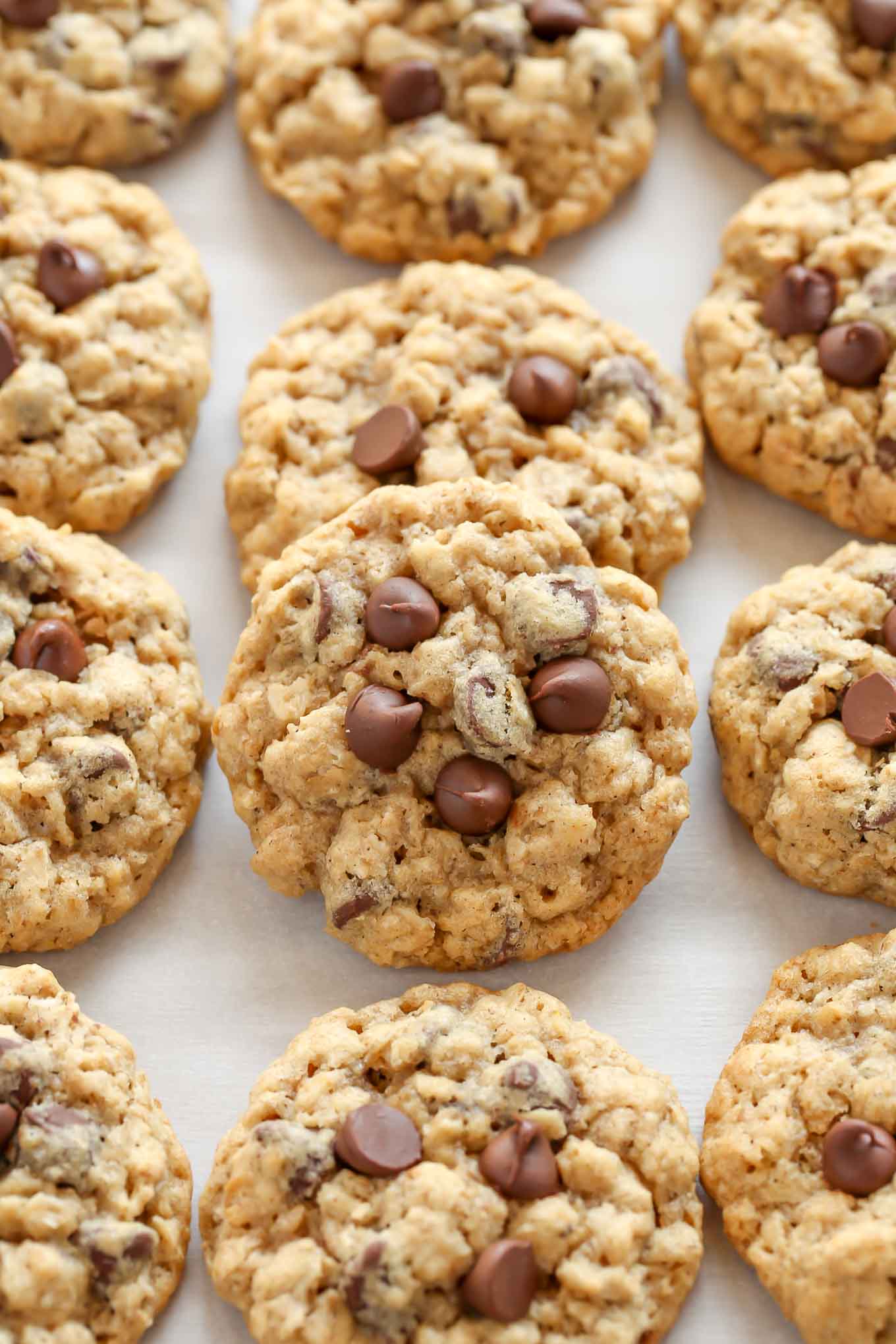 Soft And Chewy Oatmeal Chocolate Chip Cookies Live Well Bake Often
