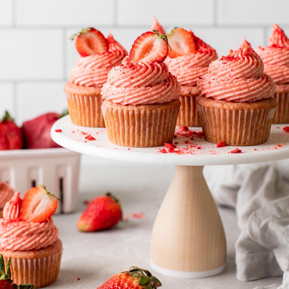 Fresh Strawberry Cupcake Recipe