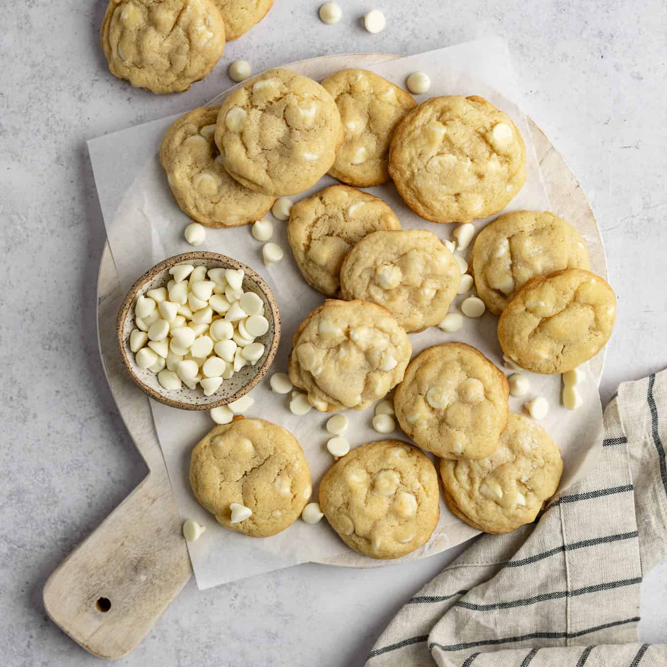 White Chip Cookies Sea Salt Caramel White Chocolate Cookies
